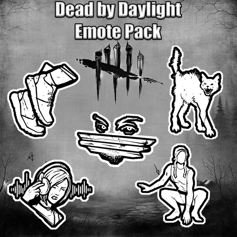 Dead by Daylight Survivors Emote Pack - Etsy