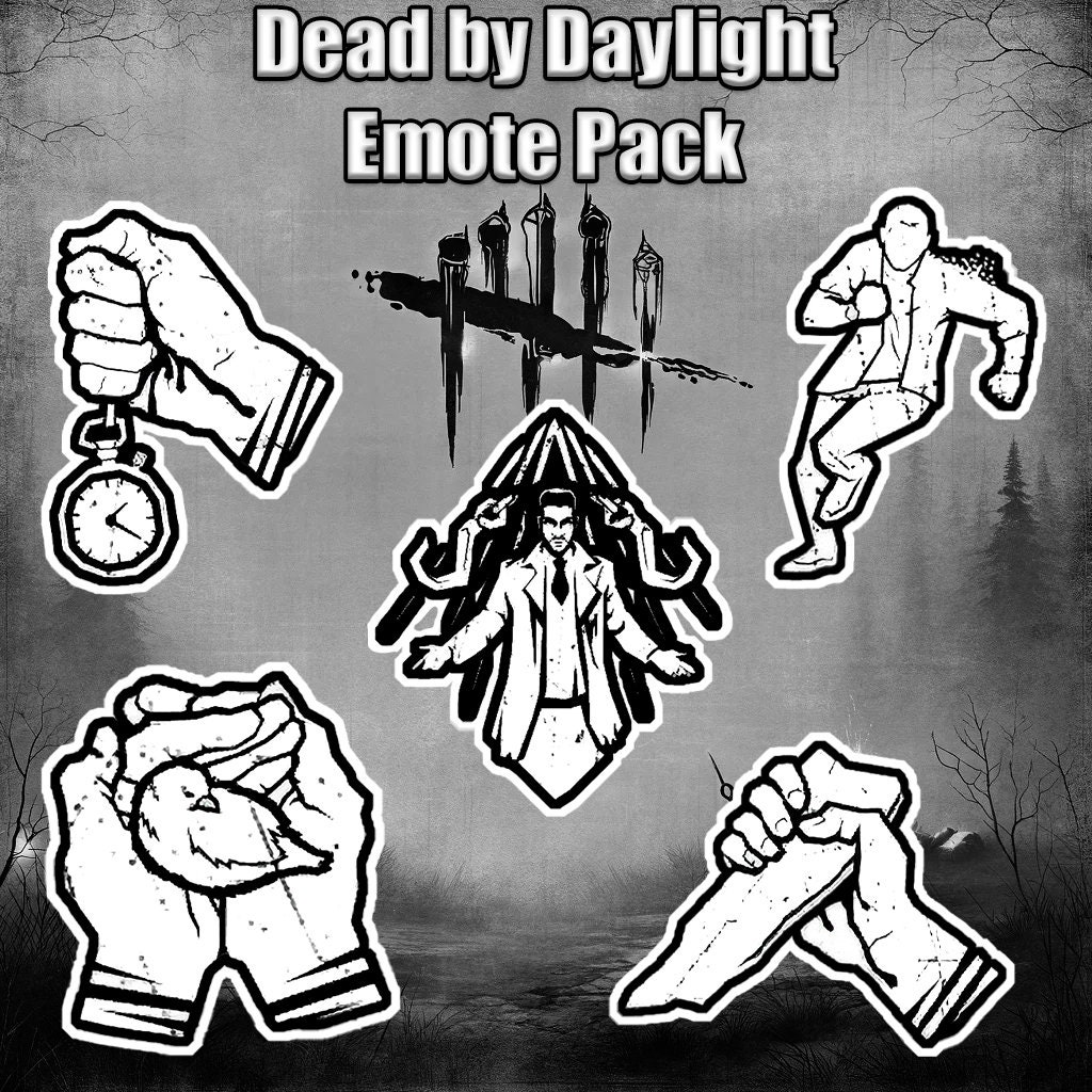 Dead by Daylight Survivors Emote Pack - Etsy