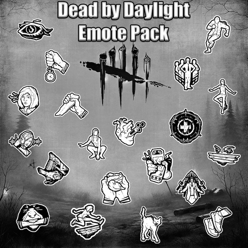 Dead by Daylight Survivors Emote Pack - Etsy