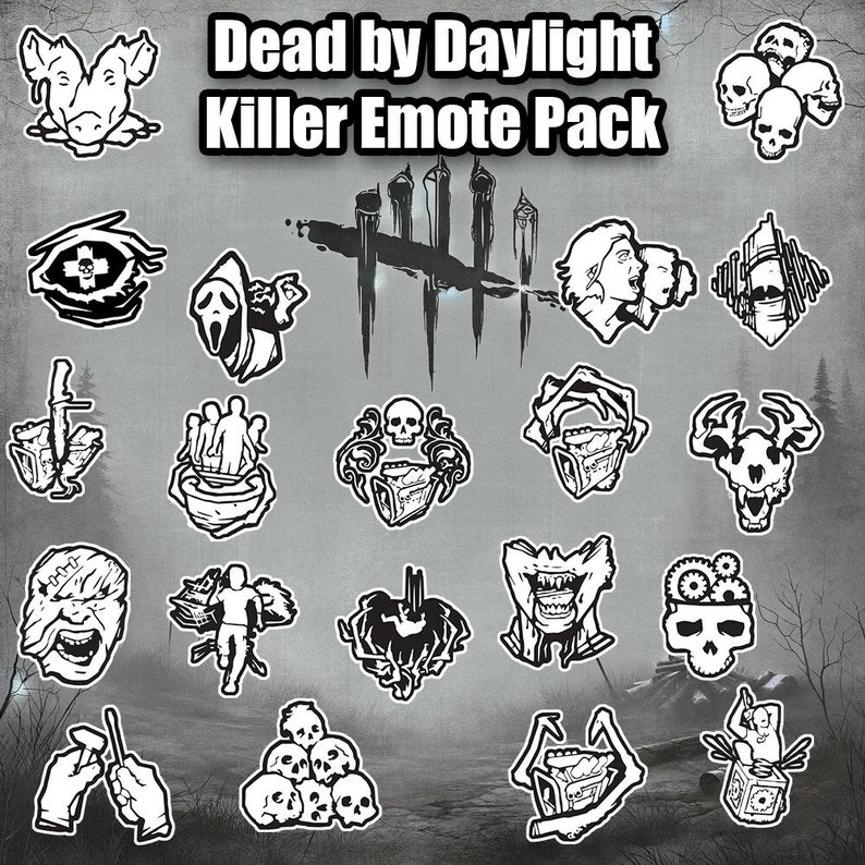 Dead by Daylight Killers Emote Pack - Etsy