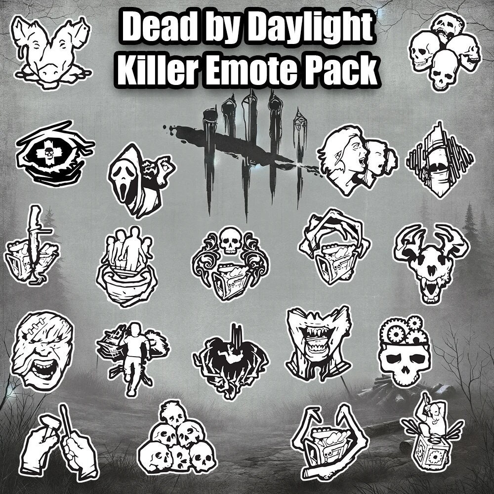 Dead by Daylight Killers Emote Pack - Etsy