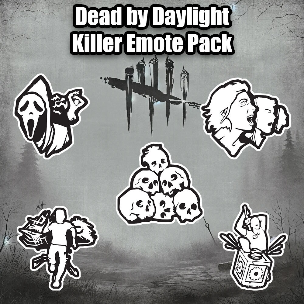 Dead by Daylight Killers Emote Pack - Etsy