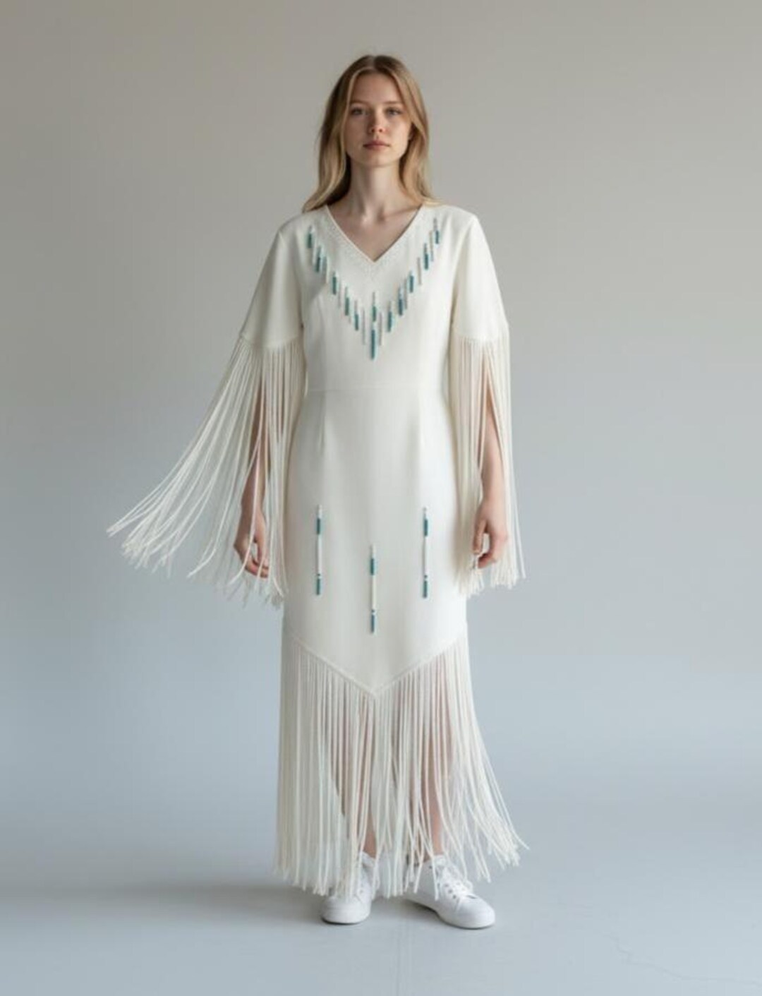 Powwow Regalia Dress – Traditional Vintage Style Native American ...