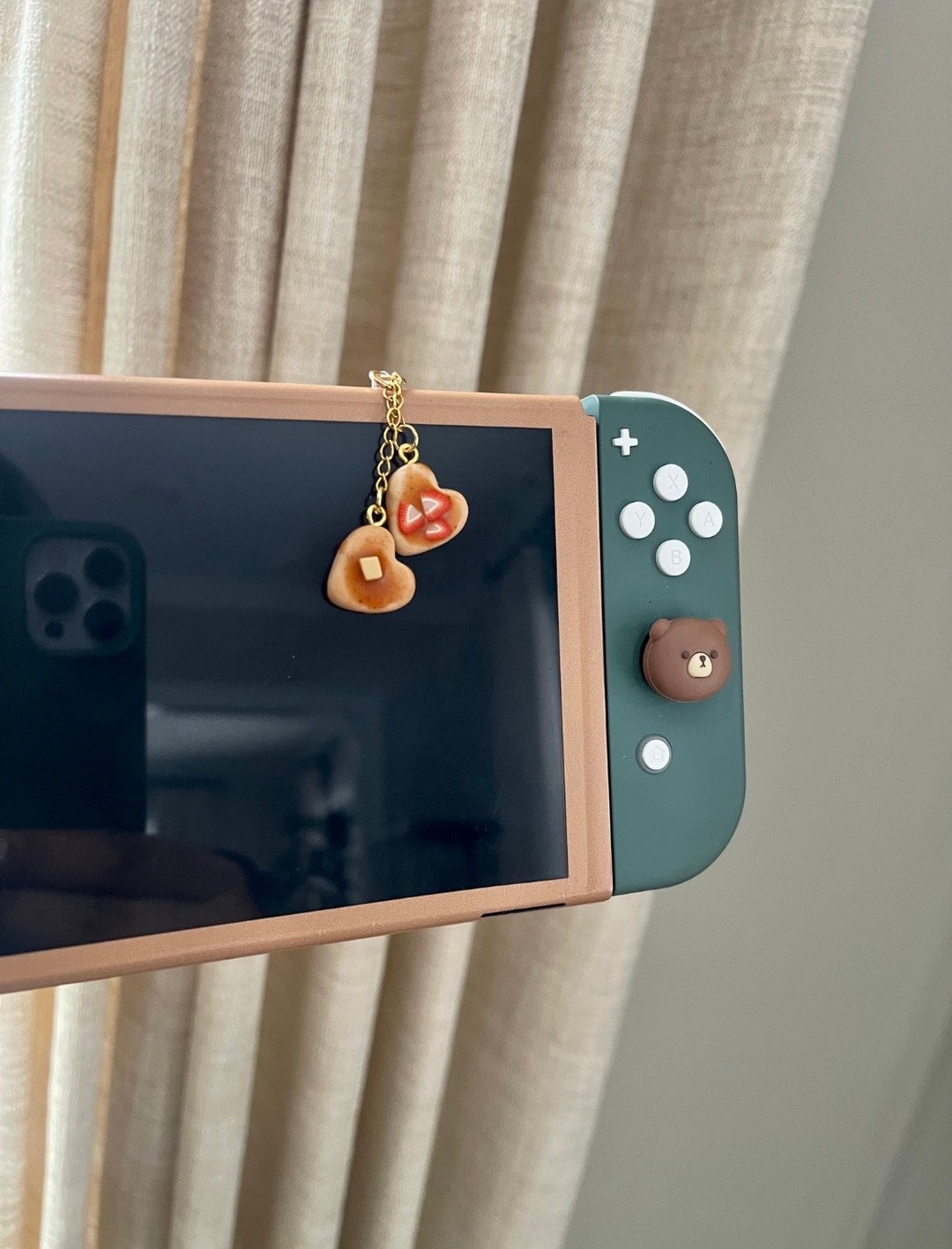 Heart Pancake Charm, Nintendo Switch Charm, Steam Deck, Charm, Mushroom ...