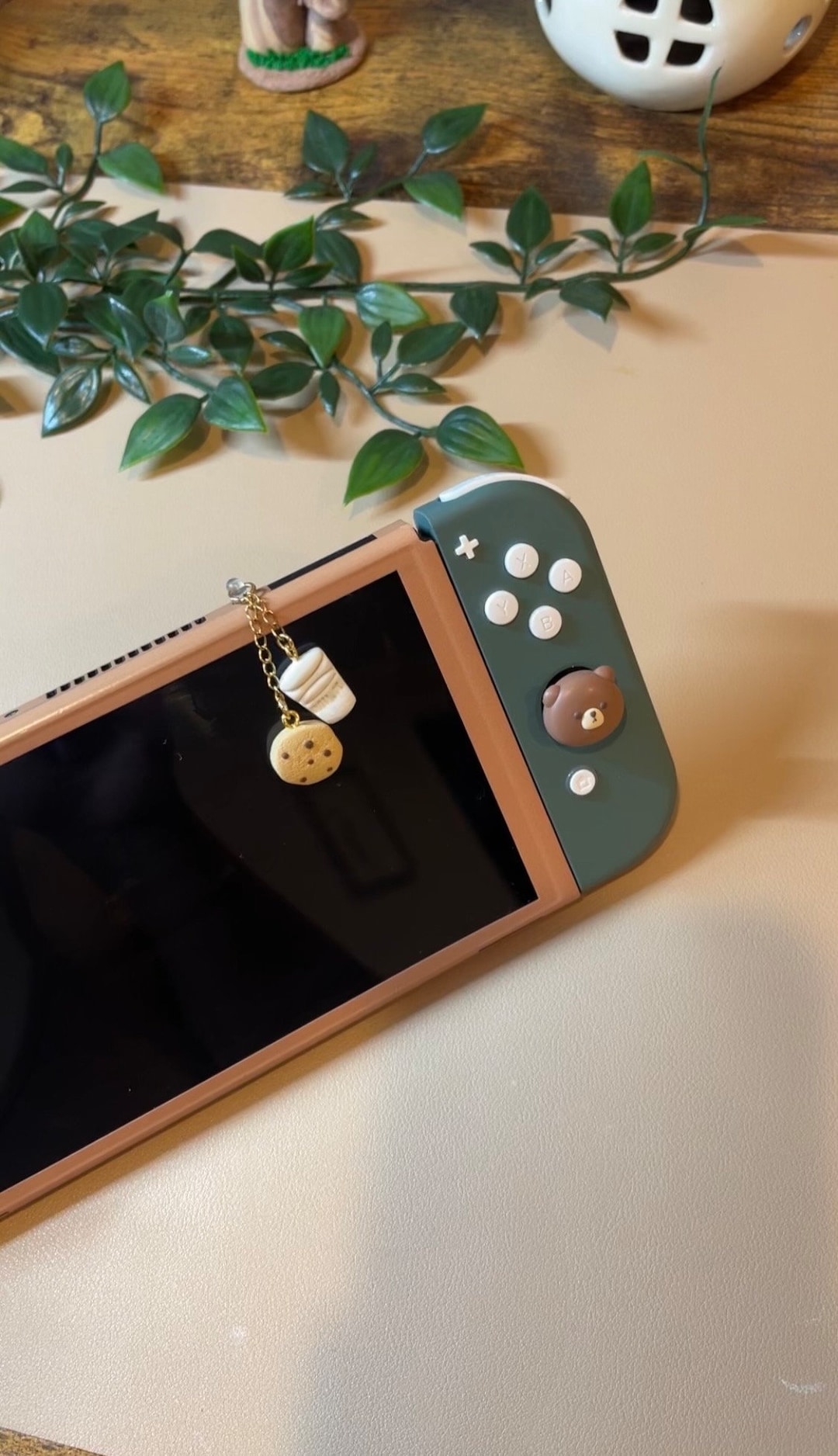 Milk & Cookie Charm, Nintendo Switch Charm, Steam Deck, Charm, Mushroom ...