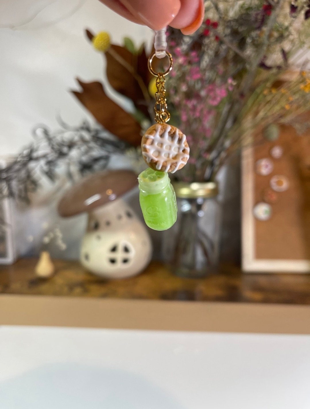 Iced Matcha Latte, Vanilla Custard Danish, Nintendo Switch Charm, Steam ...