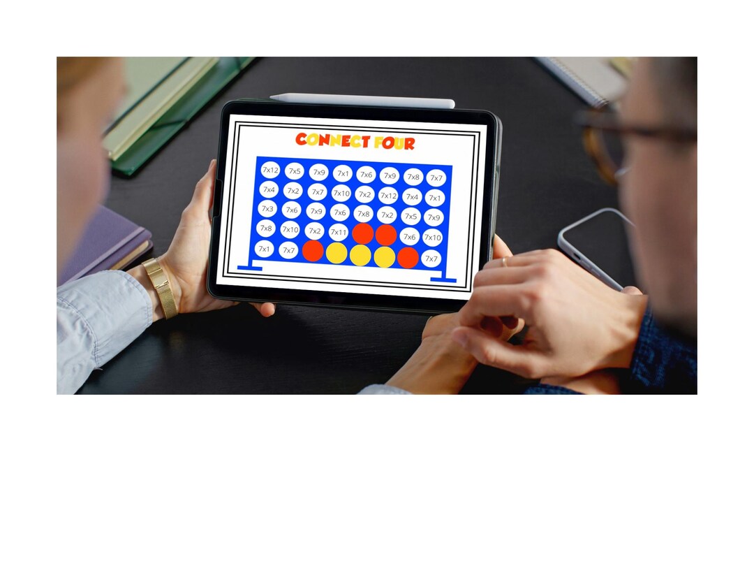 MATHS - Times Tables Connect 4 Game - Etsy