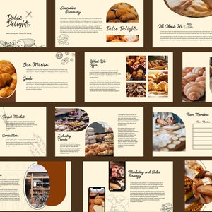 Bakery Business Plan Bakery PPT Bakery Powerpoint Template Canva Pro ...
