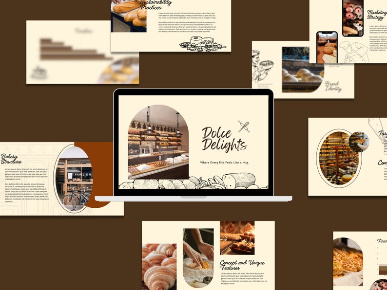 Bakery Business Plan Bakery PPT Bakery Powerpoint Template Canva Pro ...