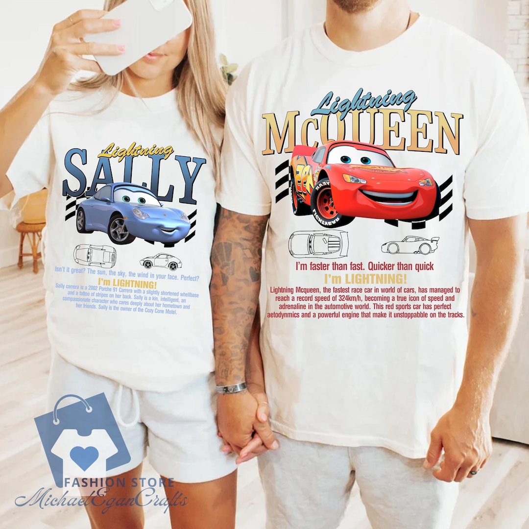 Pareja Rayo Mcqueen y Sally Png, Kachow L. Mcqueen, Regalo de ...