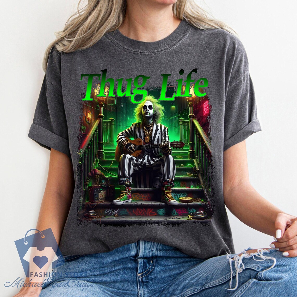 Beetle-j Thug Life Png, It's Show Time PNG, Halloween Horror Movie ...