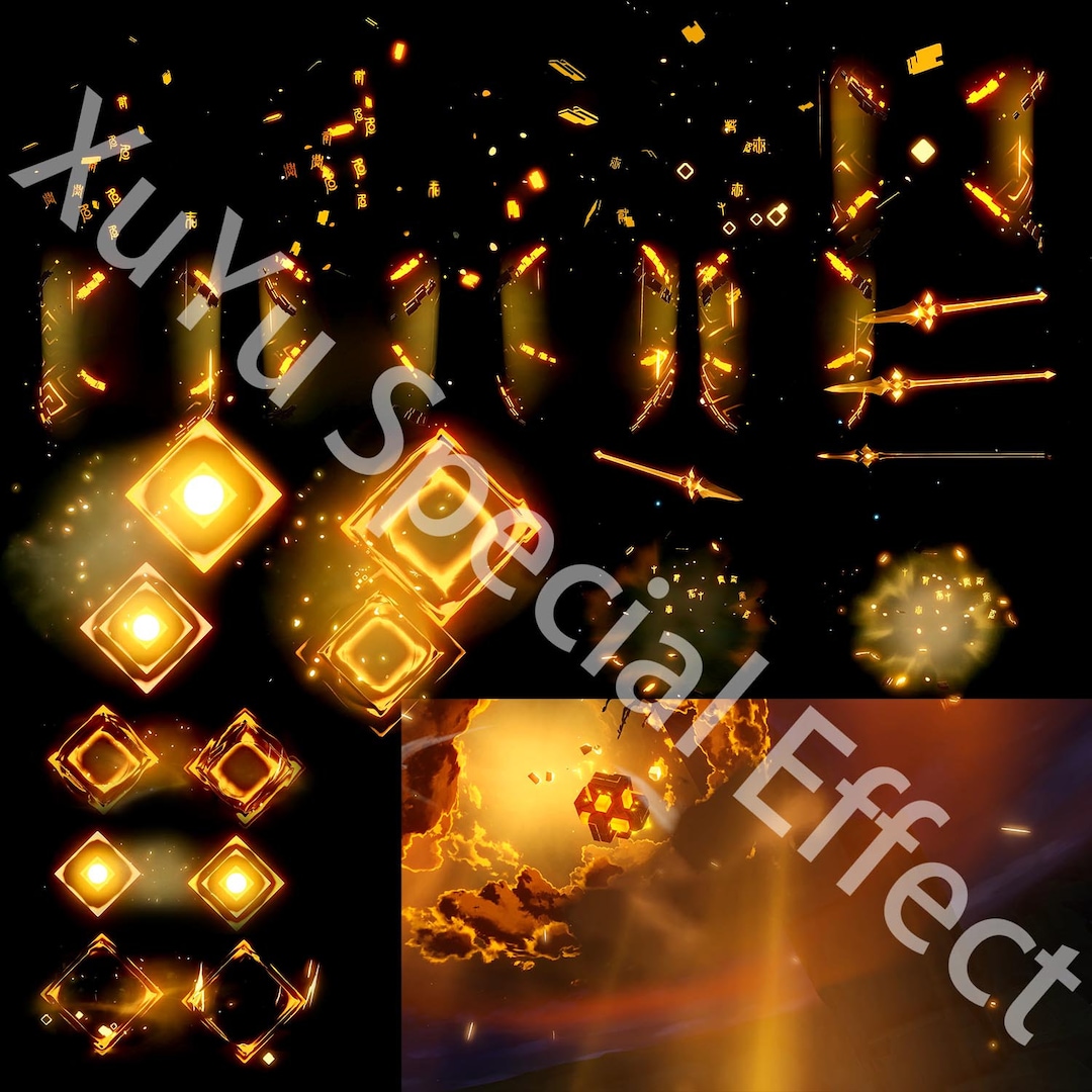 Zhongli Cosplay Special Effect Genshin Impact Character Skill Pattern ...