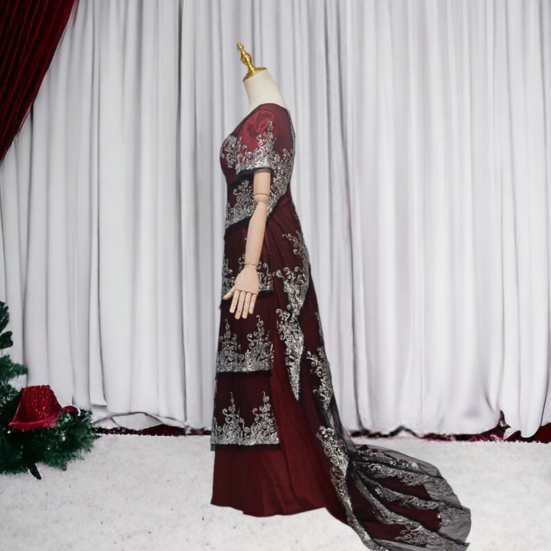 Titanic Rose Dewitt Bukater Costume, Rose Titanic Dinner Dress, Movie ...