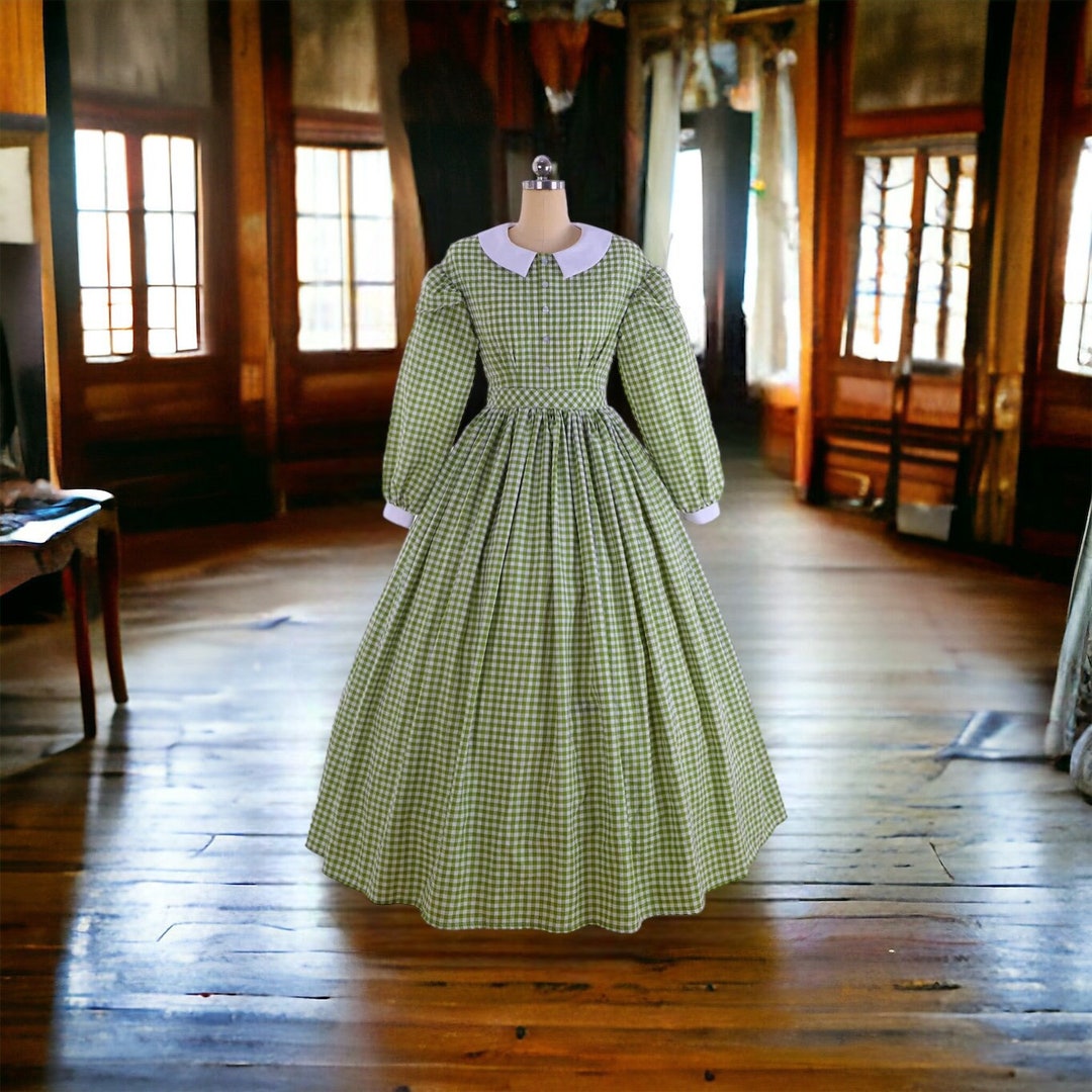 1860s Victorian Era Costume, Civil War Era Dress, Renaissance Festival ...