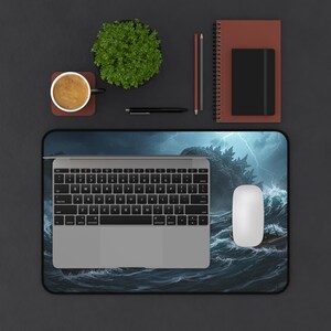 Godzilla Deskmat | Monster Movie Mousepad Playmat | Godzilla King Desk ...