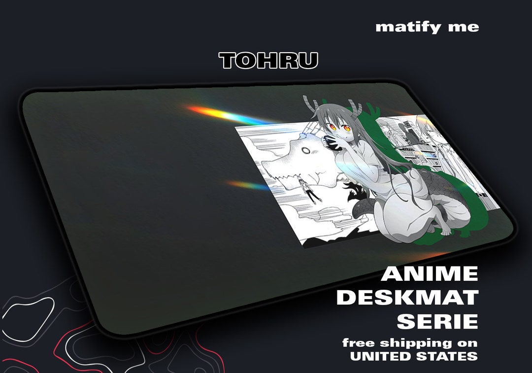 Premium Tohru Kobayashi-san Dragon Maid Mousepad Tohru Cute Mousepad ...