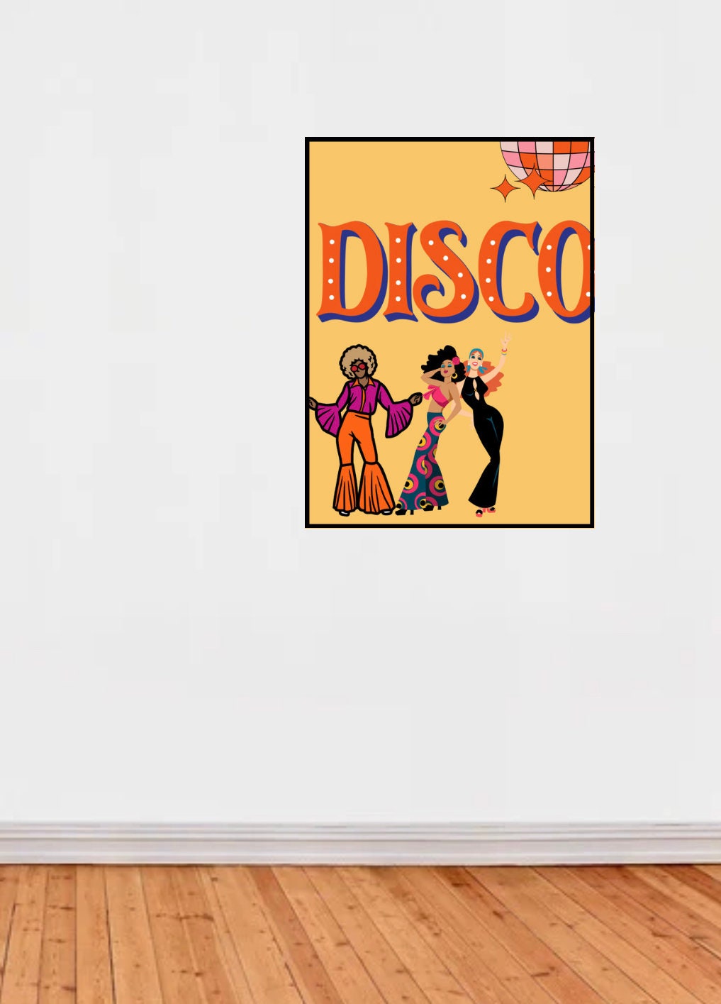 Disco Wall Art- Digital Printable Wall Art - Etsy