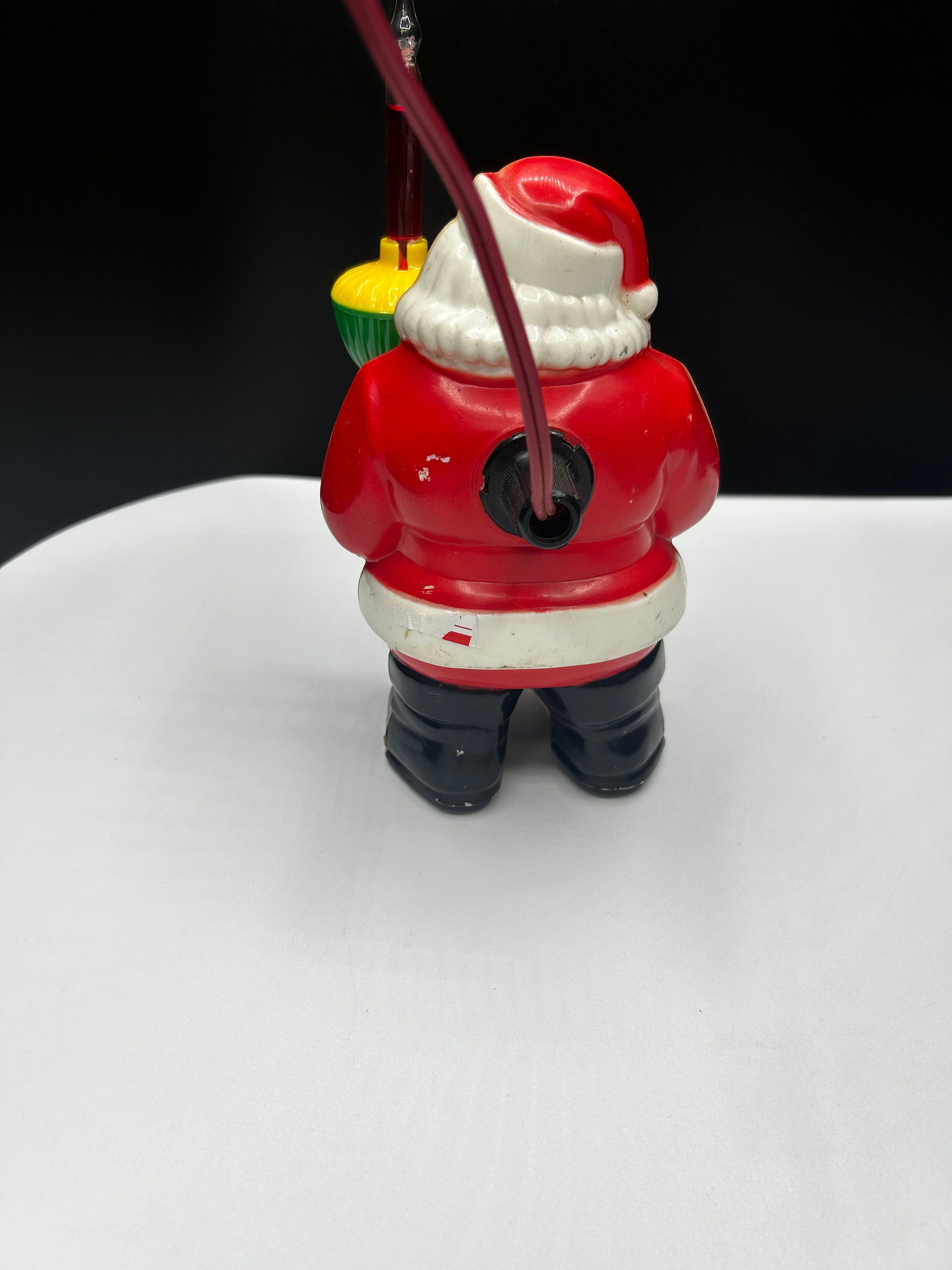 Light up Plastic Santa - Etsy