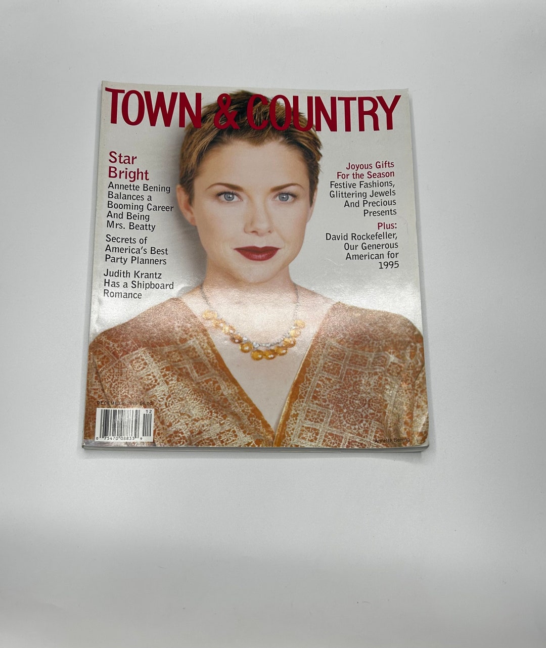Town & Country Magazine, December 1995 - Etsy