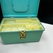 Blue 1960s Wilson’s Acrylic Sewing Box - Etsy