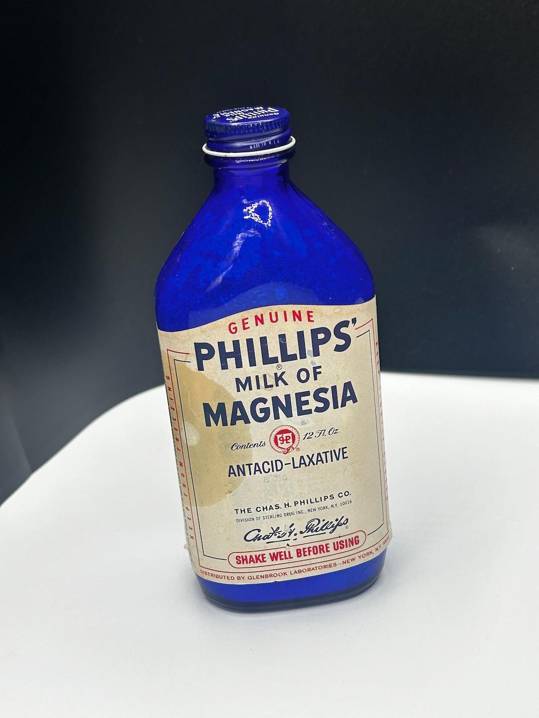 Vintage Phillips, Milk of Magnesia Bottle - Etsy