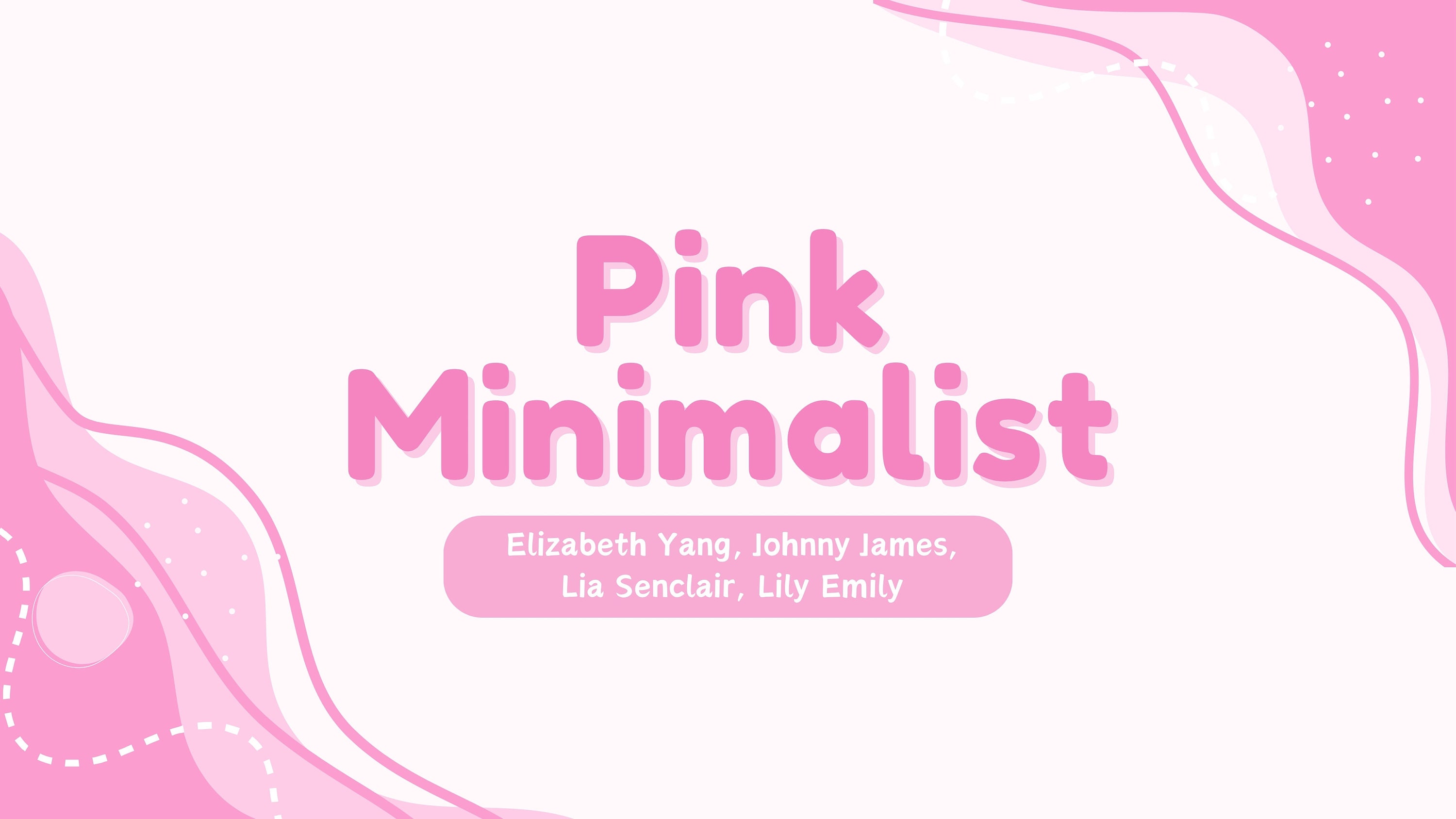 Pink Minimalist Simple Cute Powerpoint Presentation Slides Template - Etsy