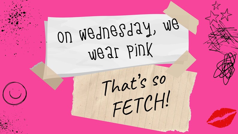 Burn Book Mean Girls Canva Powerpoint Slides Template - Etsy Canada