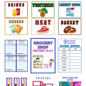 Grocery Store Pretend Play Printable Pretend Play Printable Bundle ...