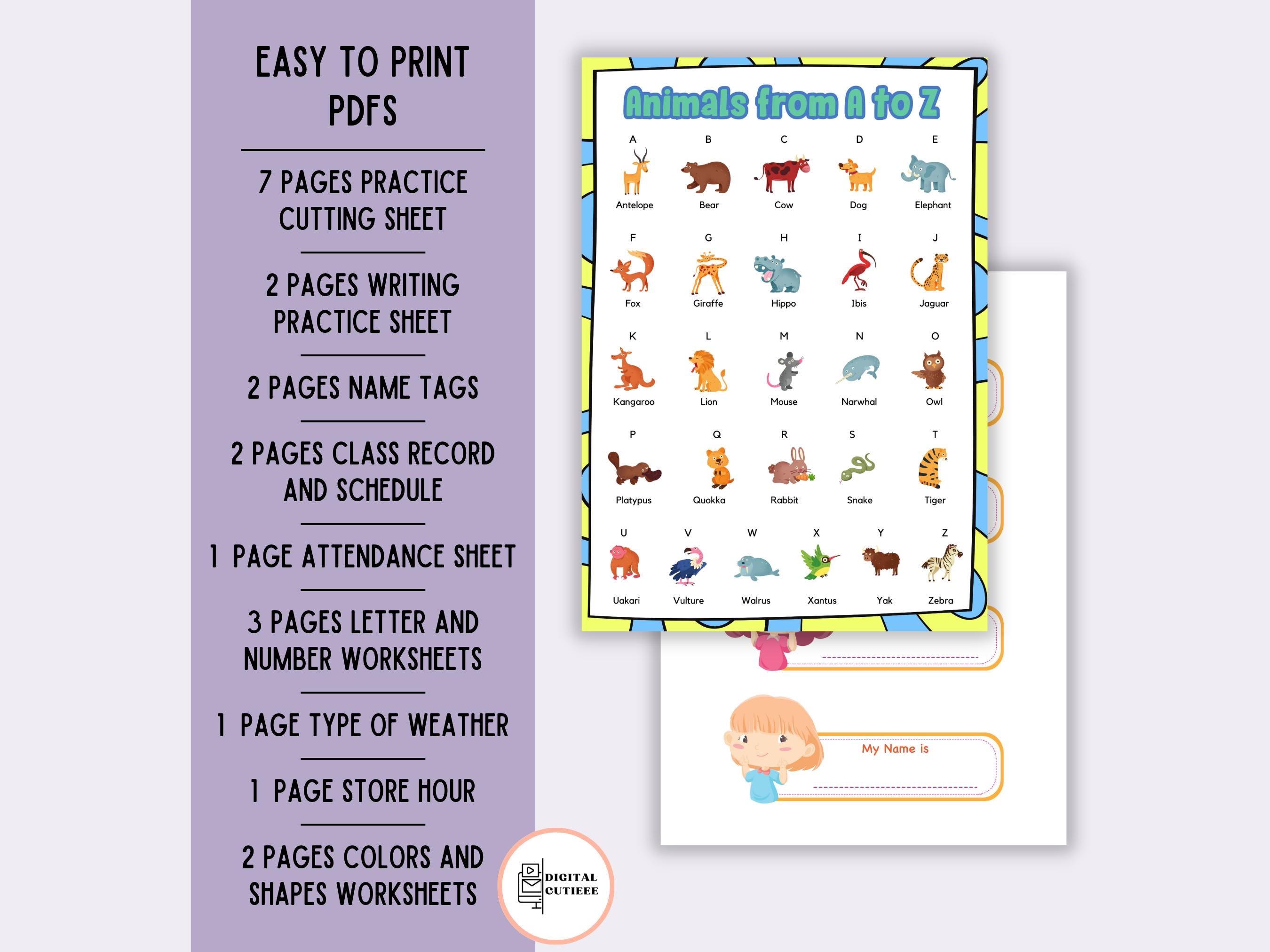 School Pretend Play Printable for Preschool Pretend Play Printable ...