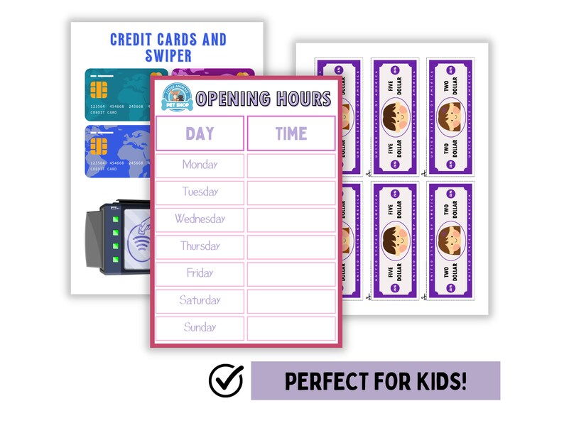 Pet Store Pretend Play Printable Pretend Play Printable Bundle Pet ...