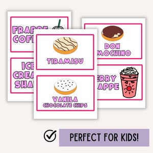 Doughnut Shop Pretend Play Printable Pretend Play Printable Bundle ...
