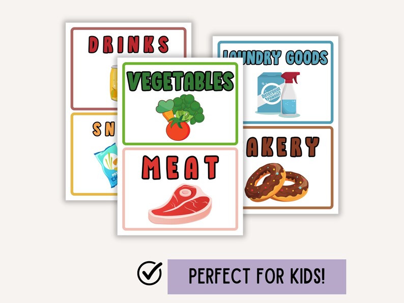 Grocery Store Pretend Play Printable Pretend Play Printable Bundle ...