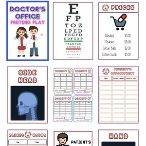 Doctors Office Pretend Play Printable Pretend Play Printable Bundle ...