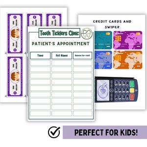 Dentist Clinic Pretend Play Printable Pretend Play Printable Bundle ...