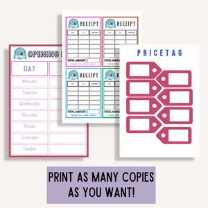 Pet Store Pretend Play Printables for Kids Preschool Pre K A4 Digital ...