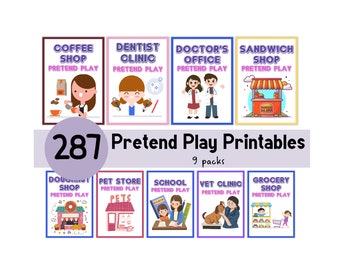 Dentist Clinic Pretend Play Printable Pretend Play Printable Bundle ...