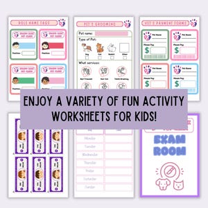 Vet Clinic Pretend Play Printable Pretend Play Printable Bundle Vet ...