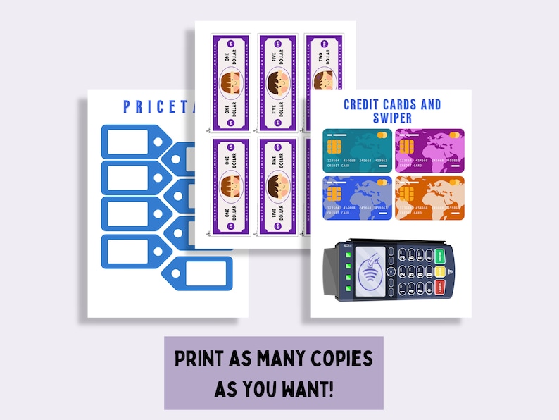 Grocery Store Pretend Play Printable Pretend Play Printable Bundle ...