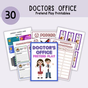 Doctors Office Pretend Play Printable Pretend Play Printable Bundle ...