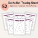 Dot to Dot Alphabet Tracing Printables Preschool Dot to Dot Worksheet ...