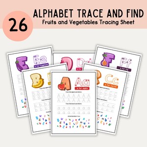 Alphabet Worksheets Printable Bundle for Preschool Printable Bundle for ...