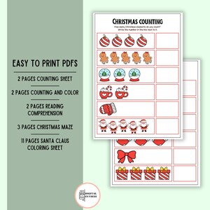 Christmas Printable Activities for Kids Christmas Activity Bundle ...