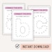 Dot to Dot Alphabet Tracing Printables Preschool Dot to Dot Worksheet ...