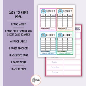Pet Store Pretend Play Printables for Kids Preschool Pre K A4 Digital ...