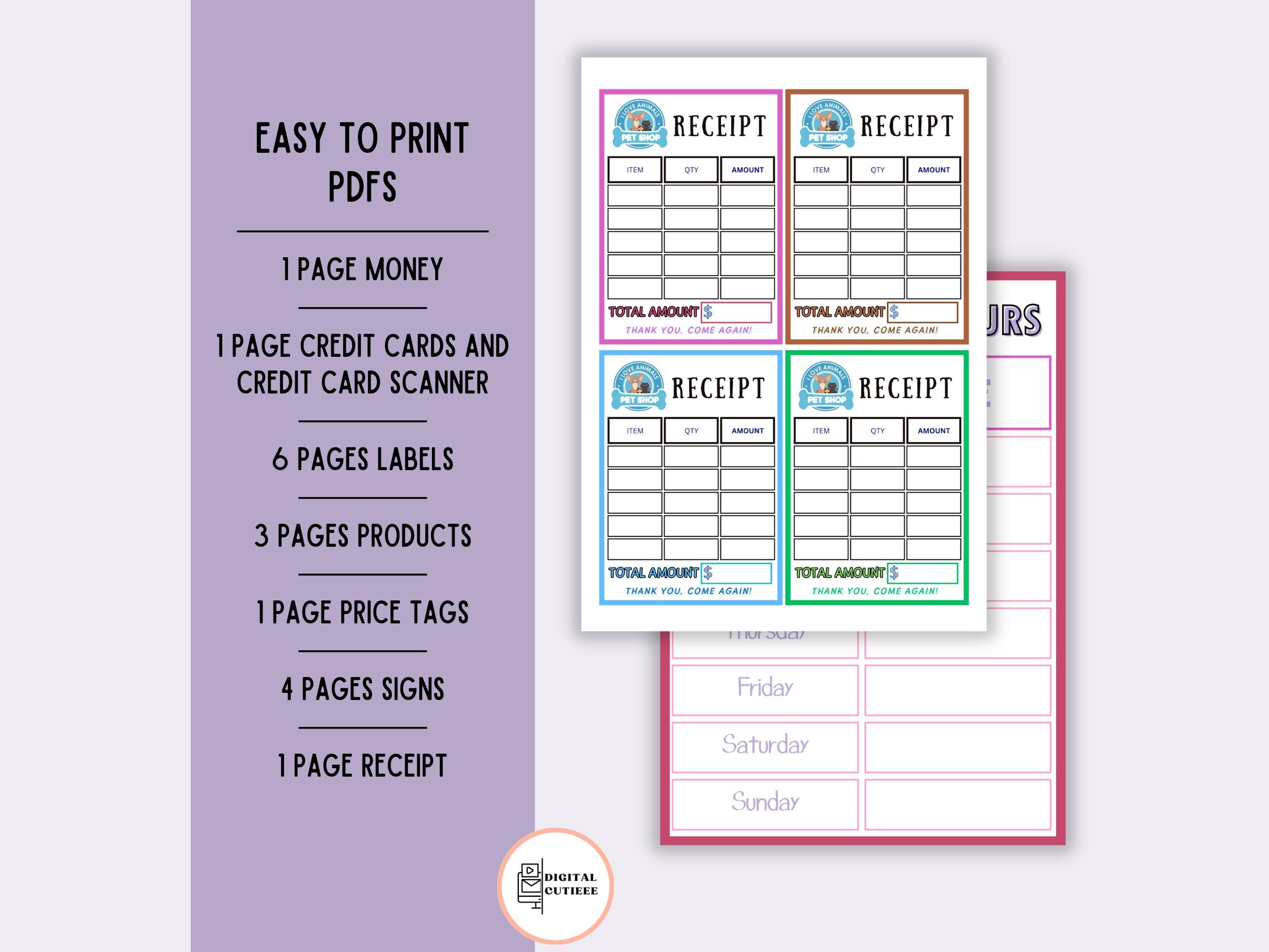 Pet Store Pretend Play Printable Pretend Play Printable Bundle Pet ...