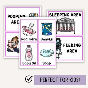 Baby Nursery Pretend Play Printables for Kids Dramatic Play Printables ...