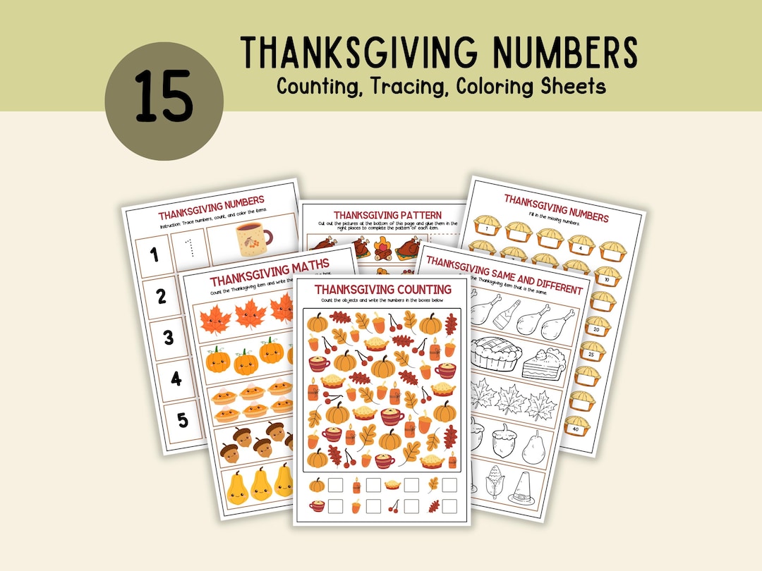 Thanksgiving Preschool Activity Worksheets Printables Preschool ...