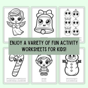 Christmas Alphabet Coloring Pages for Kids Toddlers Preschoolers ...