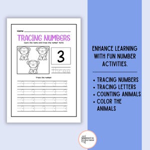 Preschool Number Tracing Worksheet Printables Number Tracing Worksheet ...