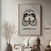 Unimpressed Sloth Digital Print Download for Funny Minimalist Wall Art ...
